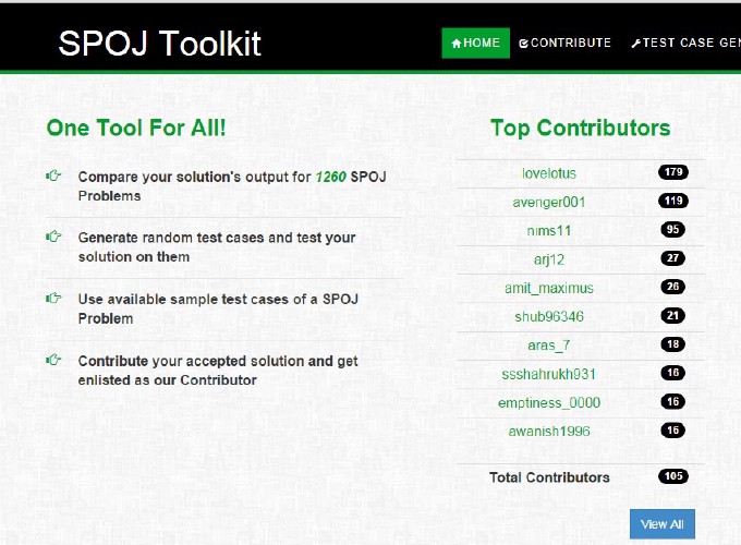 SPOJ Toolkit | DHRUV MALHOTRA